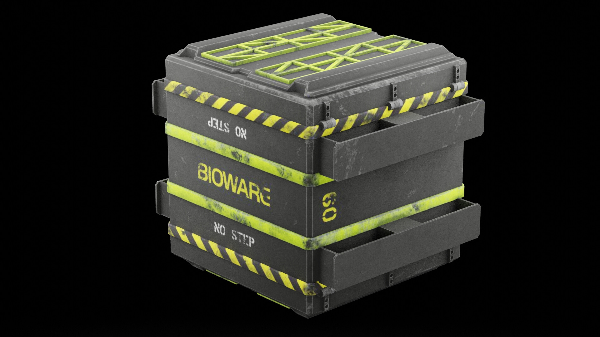 Green Sci-Fi Bioware Cell 3D Model by Neuroforge3D