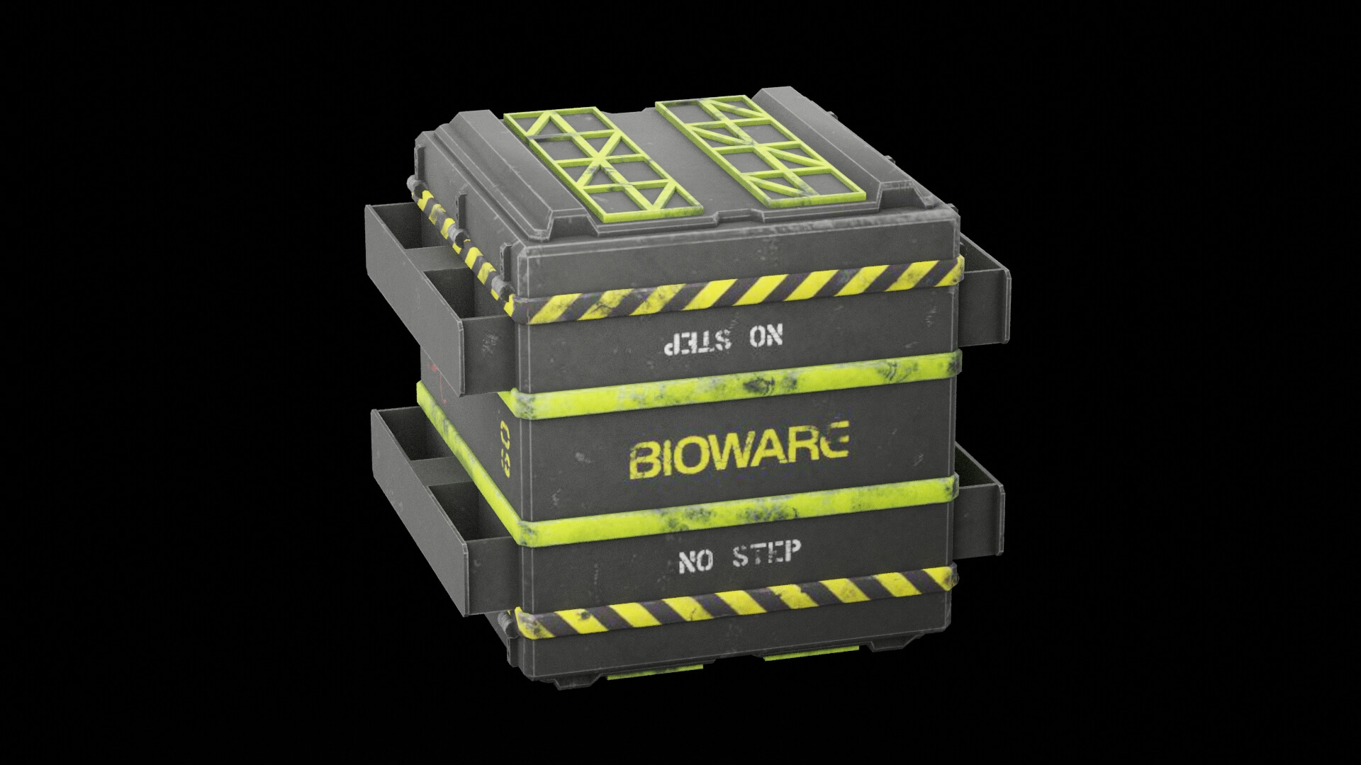 Green Sci-Fi Bioware Cell 3D Model by Neuroforge3D