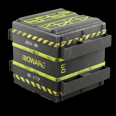 Green Sci-Fi Bioware Cell 3D Model by Neuroforge3D