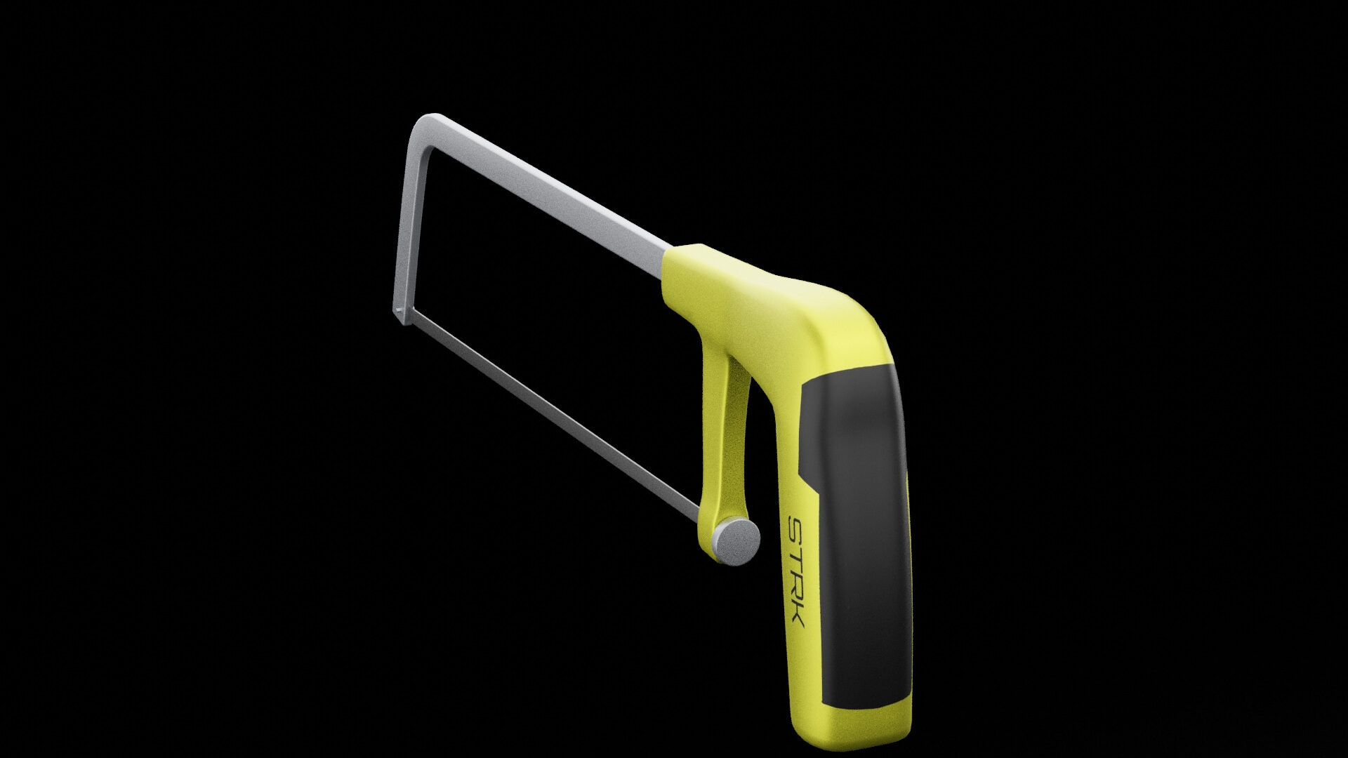 Yellow Hack Saw - 3D Model by Neuroforge3D