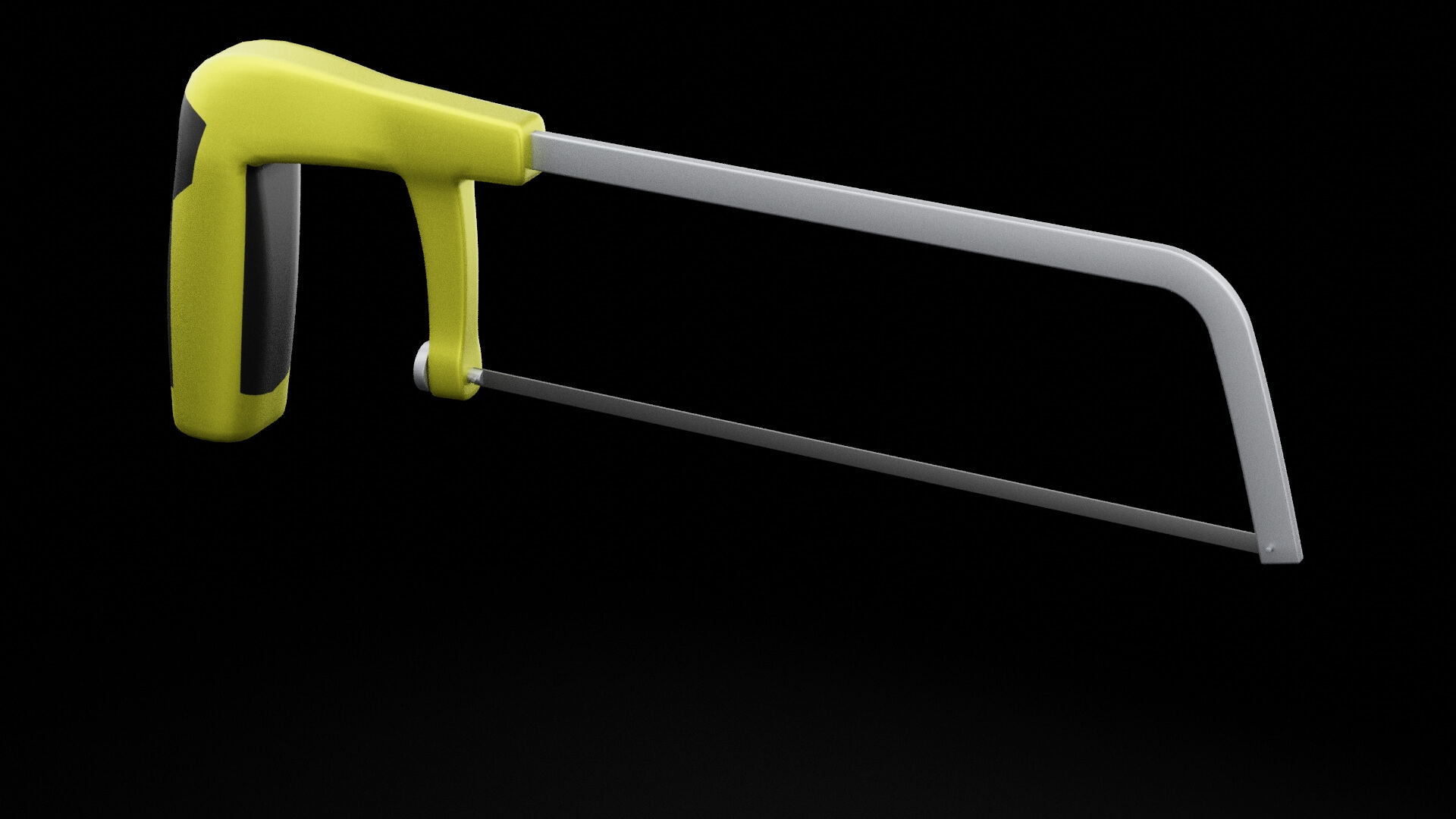 Yellow Hack Saw - 3D Model by Neuroforge3D