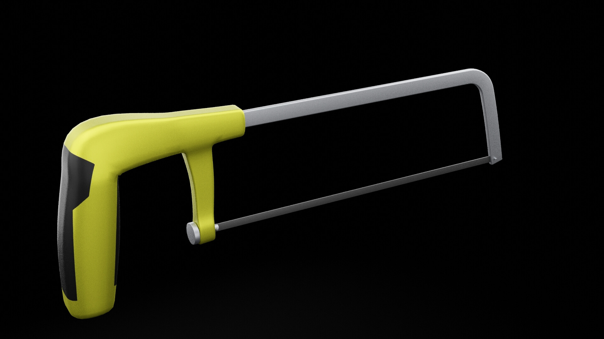 Yellow Hack Saw - 3D Model by Neuroforge3D