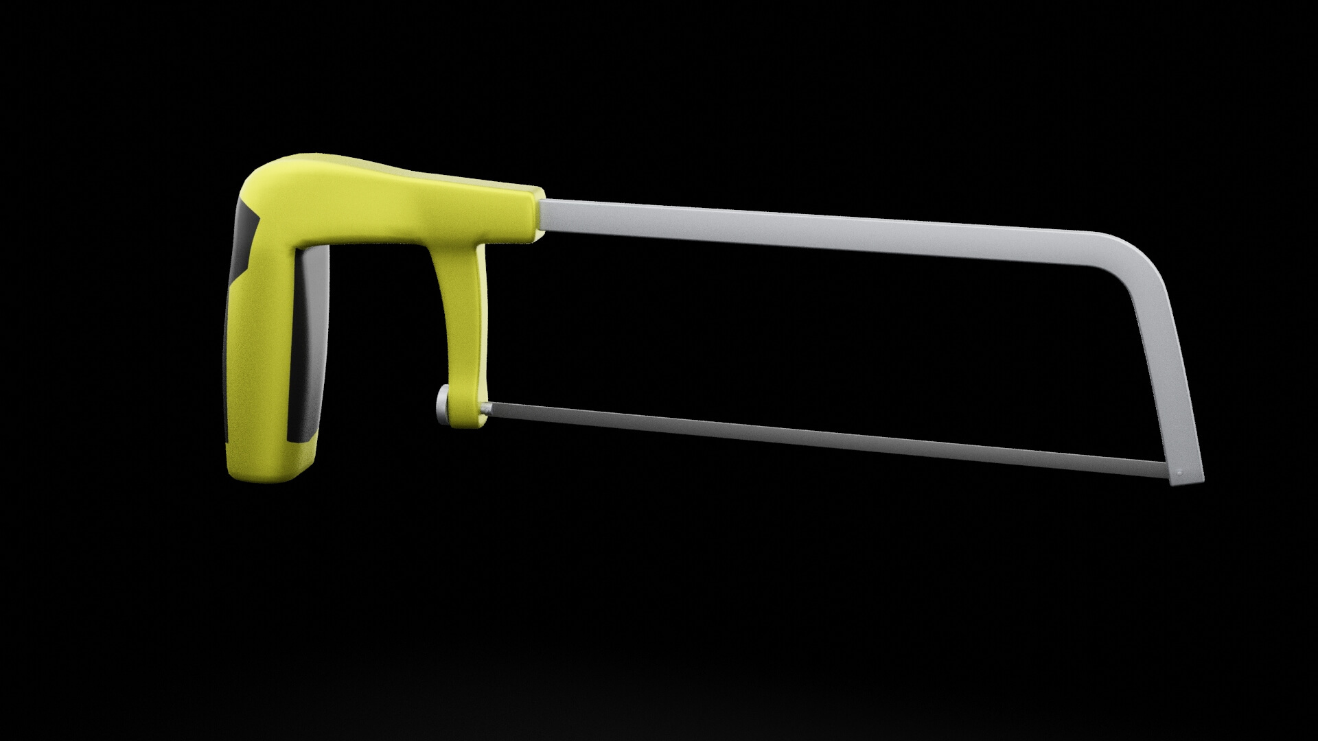 Yellow Hack Saw - 3D Model by Neuroforge3D