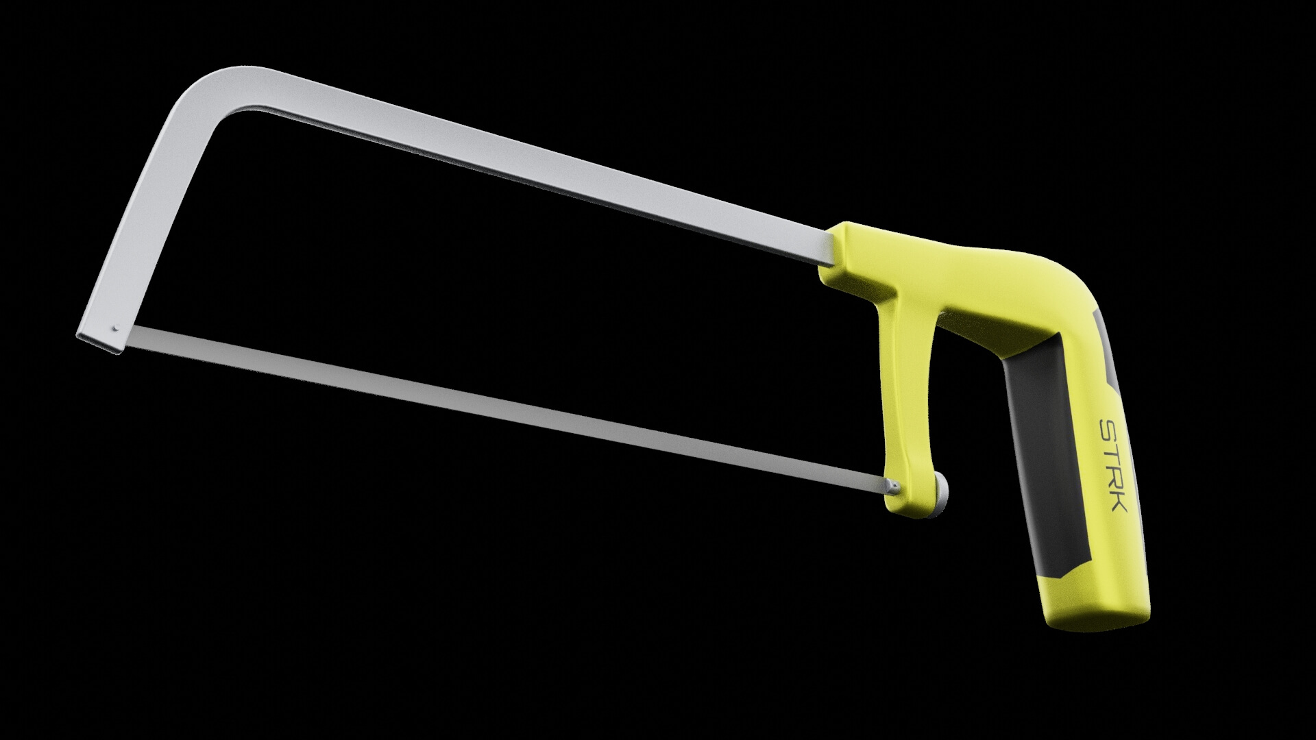 Yellow Hack Saw - 3D Model by Neuroforge3D