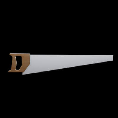 Hand Saw Tool - 3D Model by Neuroforge3D