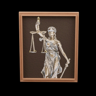 Large Wall Frame - 3D Model by Neuroforge3D