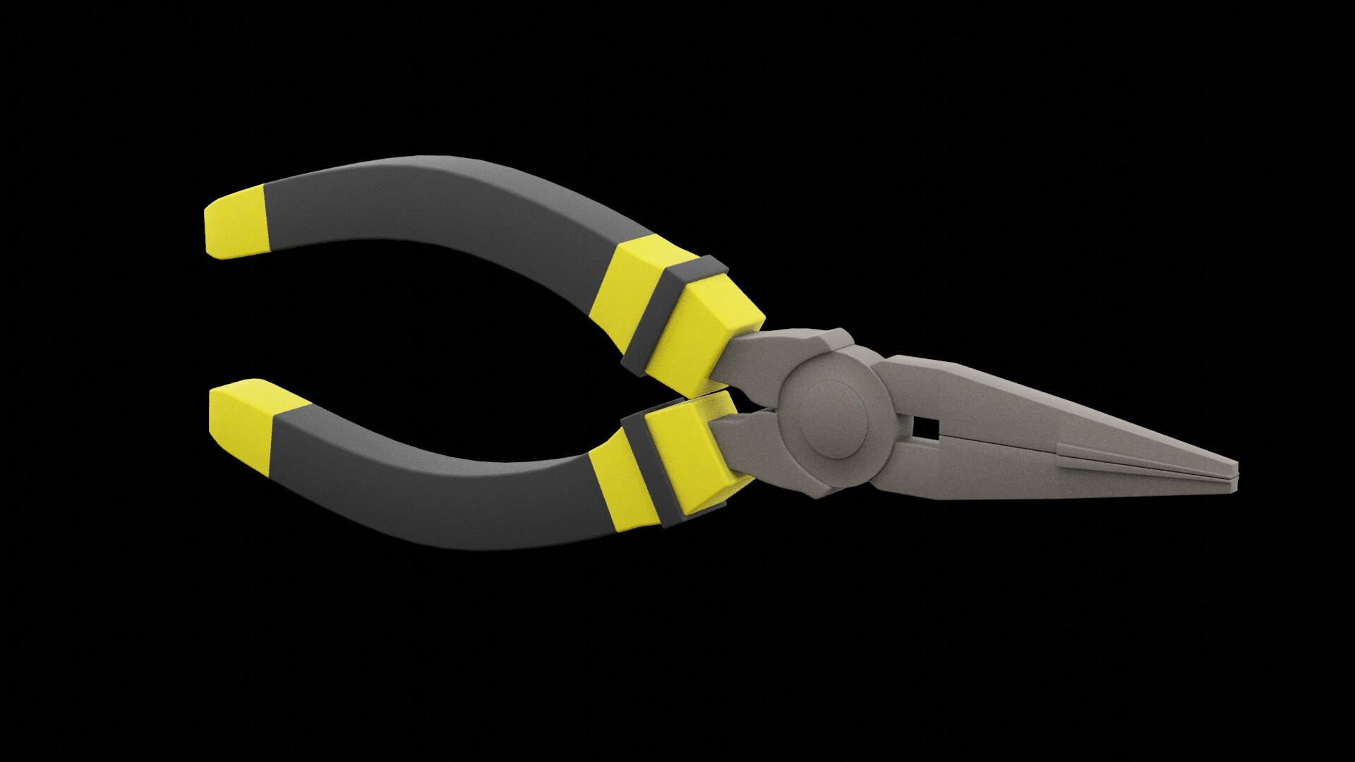 Long-Nose Pliers 3D Model by Neuroforge3D