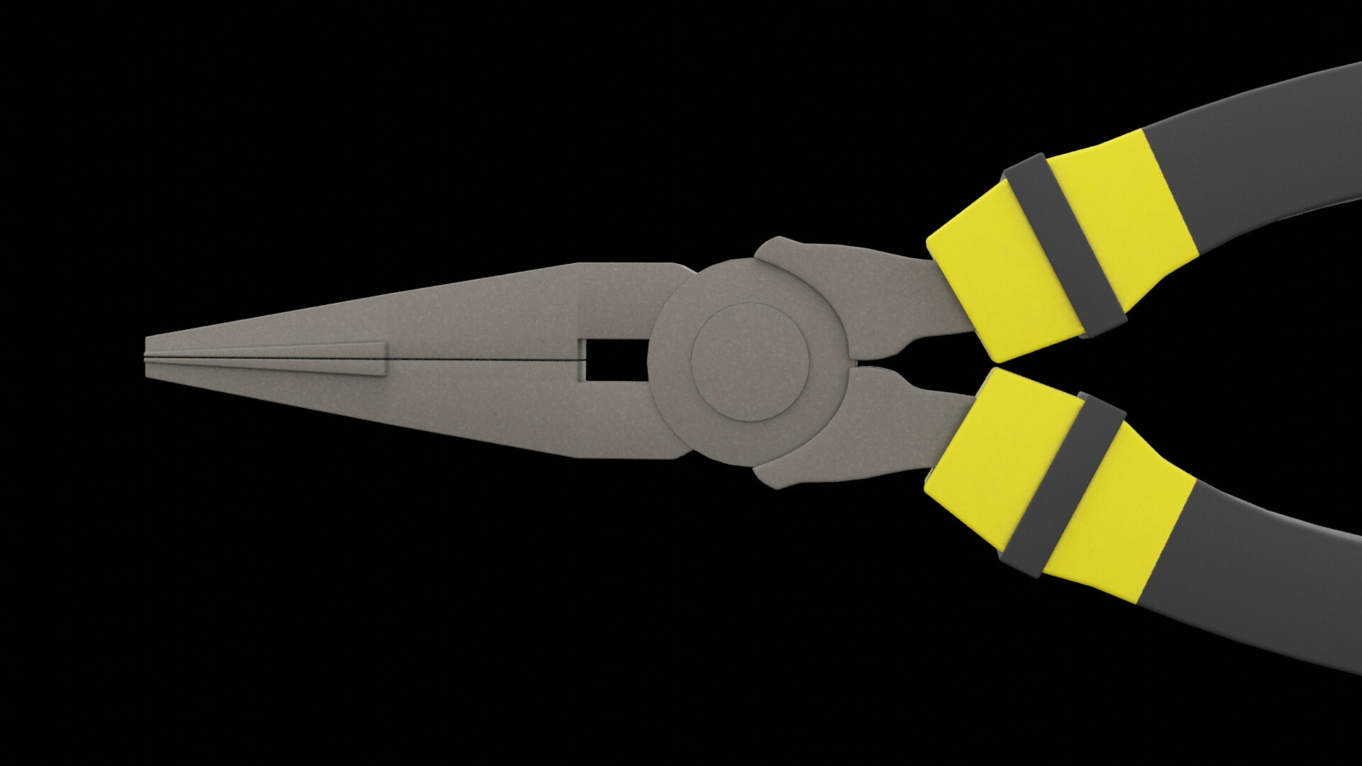 Long-Nose Pliers 3D Model by Neuroforge3D