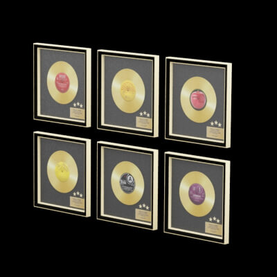 Music Disk on the Wall - 3D Model by Neuroforge3D