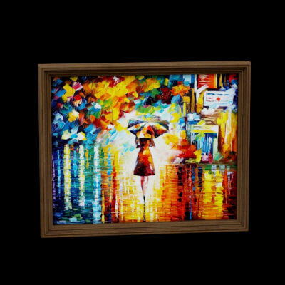 Picture Frame - 3D Model by Neuroforge3D