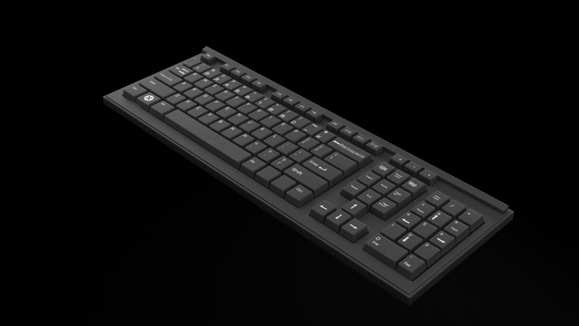 Keyboard Computer - 3D Model by Neuroforge3D