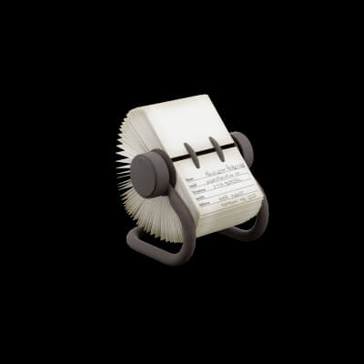 Notes Rolodex - 3D Model by Neuroforge3D