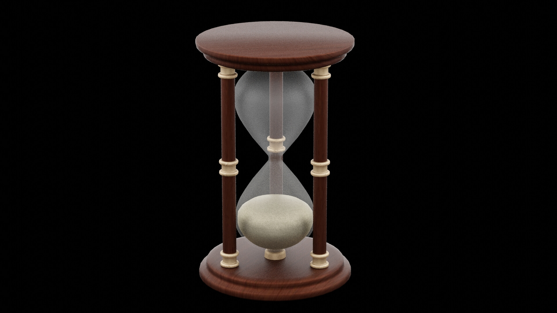 Sand Timer Hourglass - 3D Model by Neuroforge3D