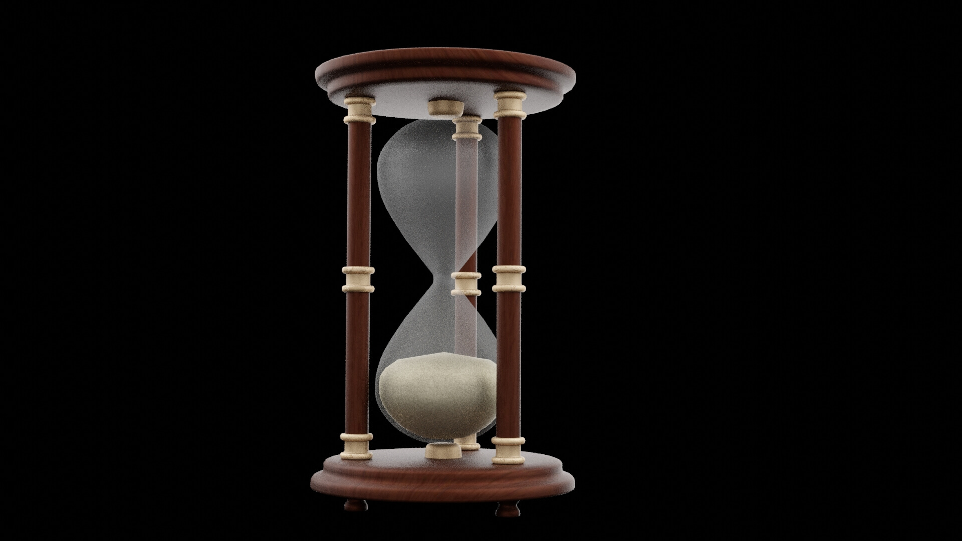 Sand Timer Hourglass - 3D Model by Neuroforge3D