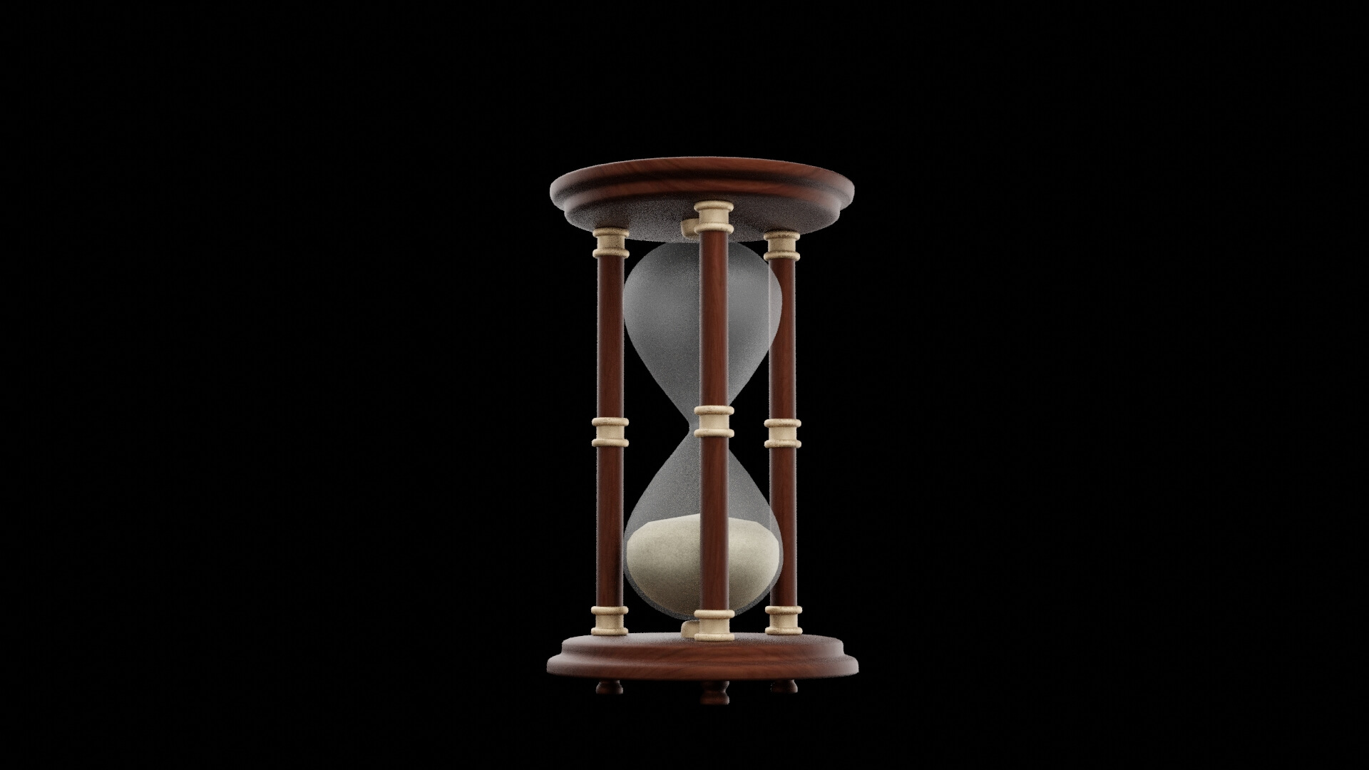 Sand Timer Hourglass - 3D Model by Neuroforge3D