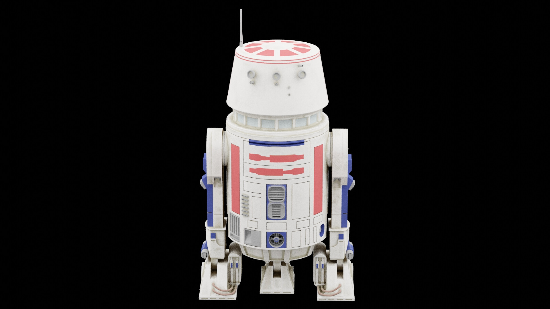 Sci-Fi Droid 3D Model by Neuroforge3D