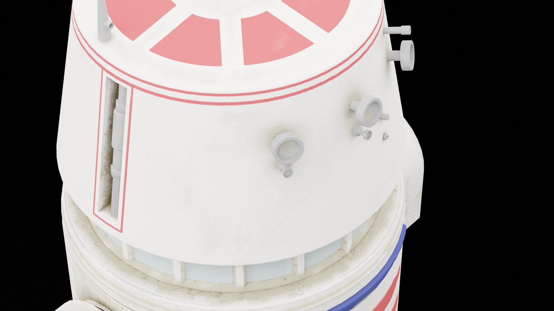 Sci-Fi Droid 3D Model by Neuroforge3D