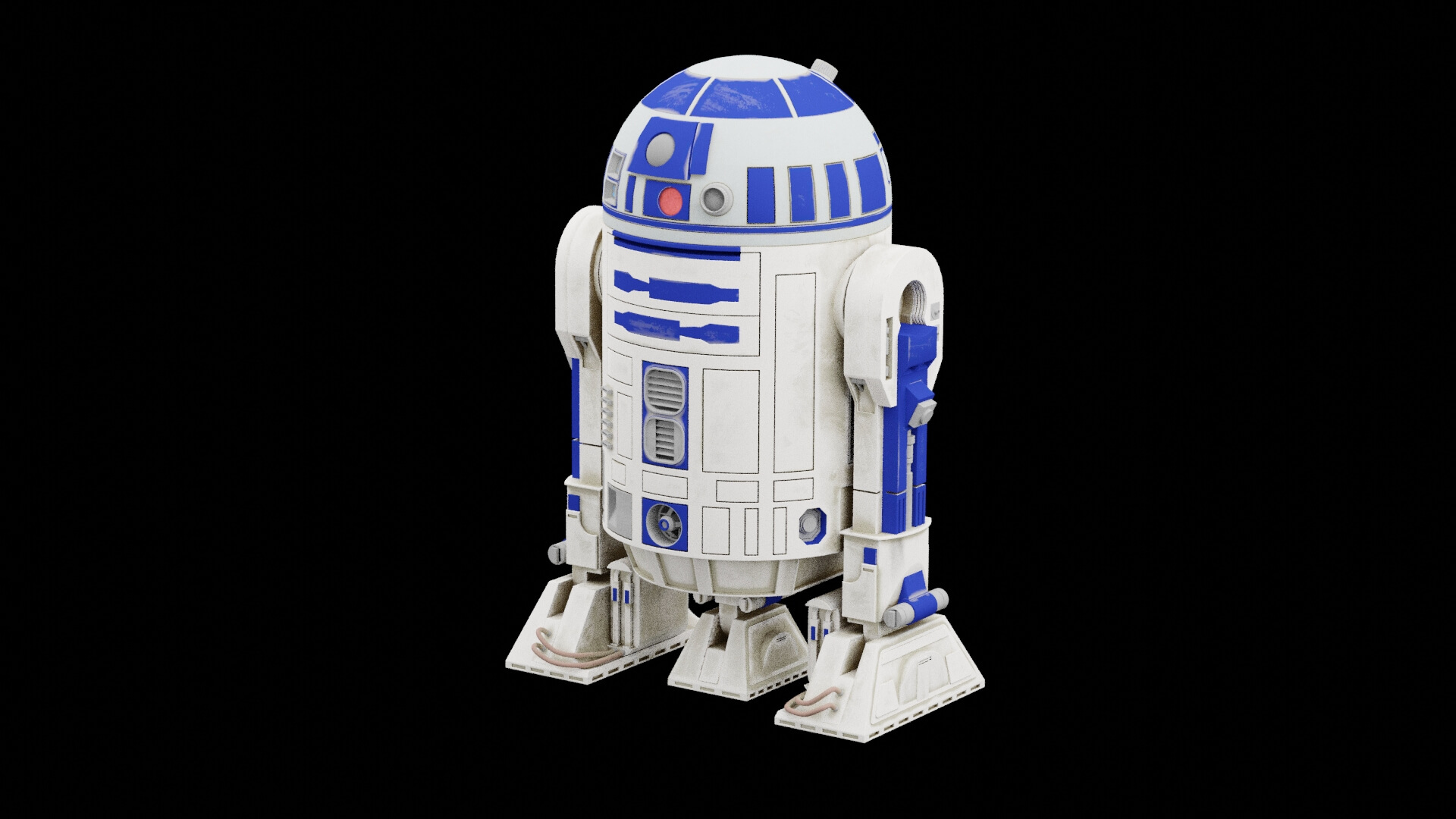 Sci-Fi Droid 3D Model by Neuroforge3D