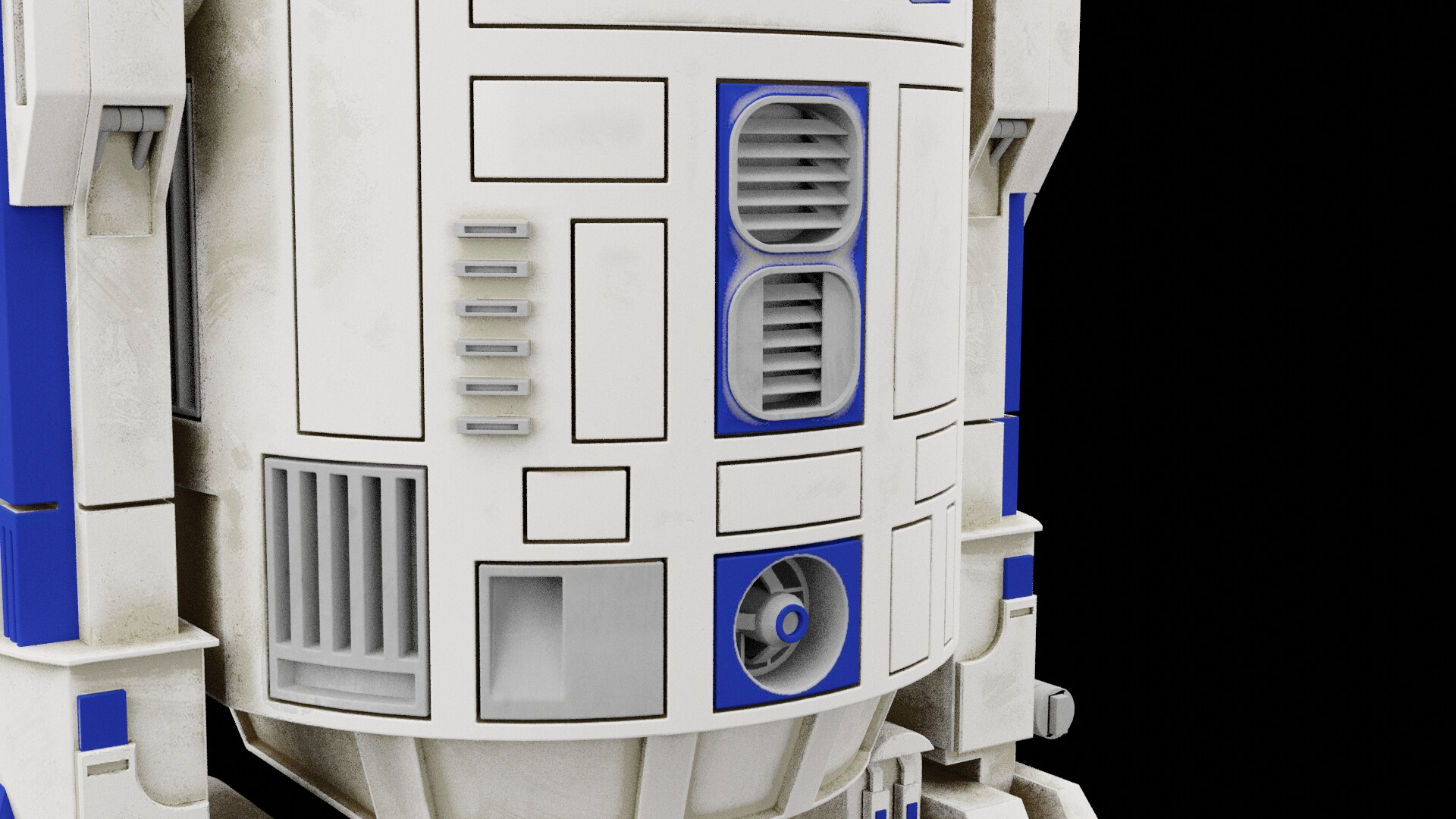 Sci-Fi Droid 3D Model by Neuroforge3D