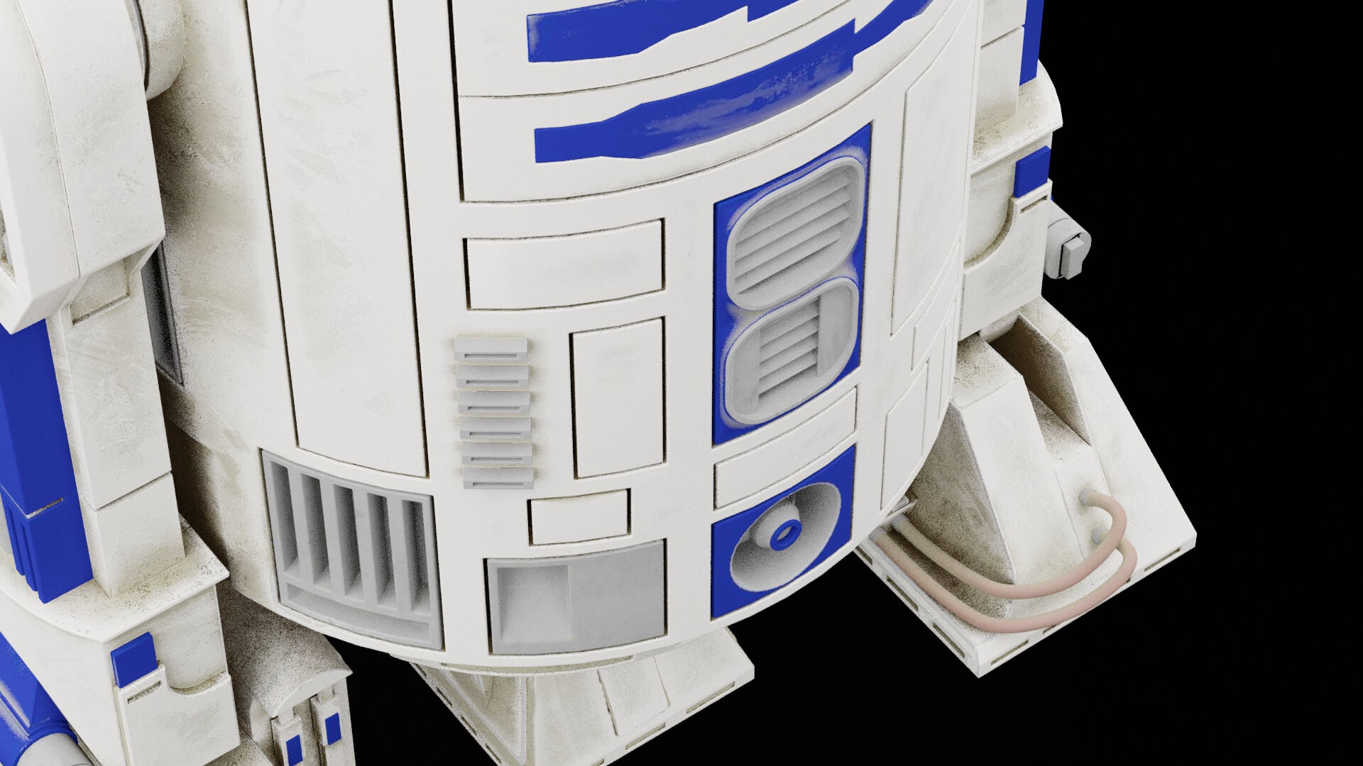 Sci-Fi Droid 3D Model by Neuroforge3D