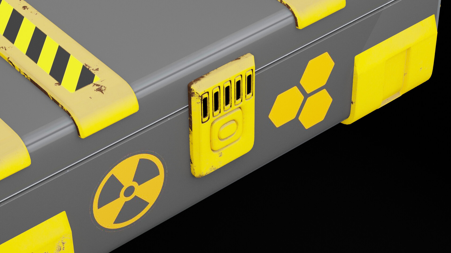 Sci-Fi Container 3D Model by Neuroforge3D