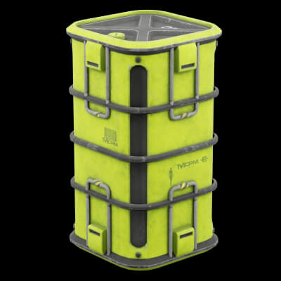 Sci-Fi Green Marine Crate 3D Model by Neuroforge3D