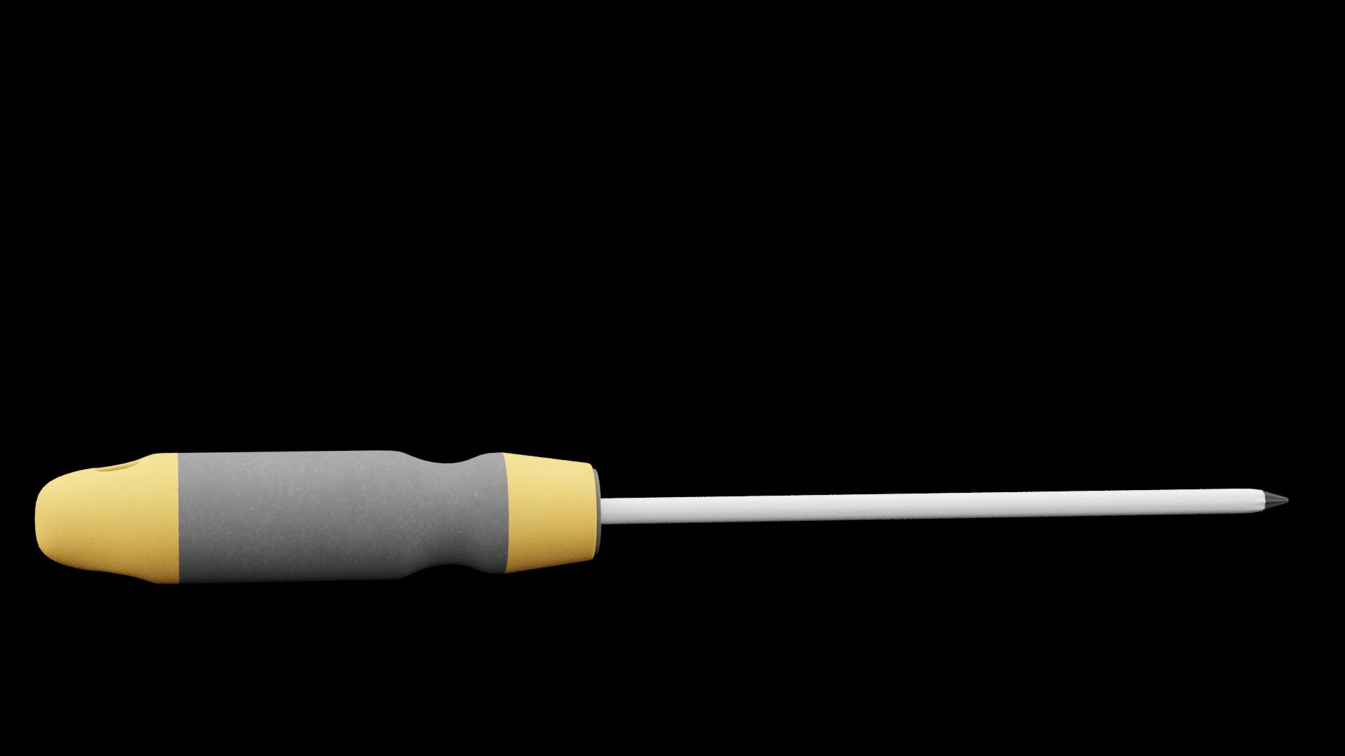 Yellow Screwdriver - 3D Model by Neuroforge3D