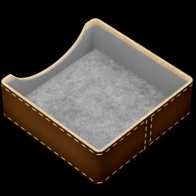 Small Note Holder Full - 3D Model by Neuroforge3D