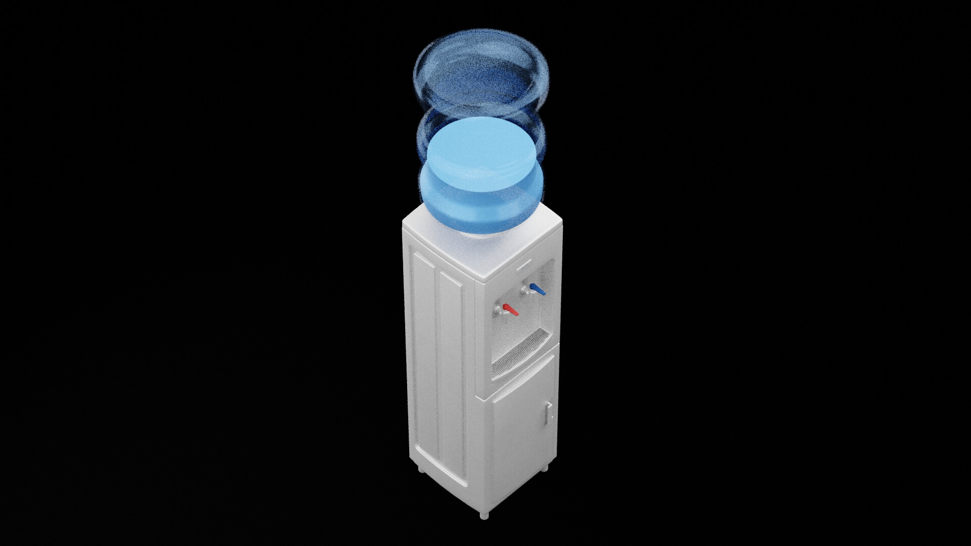 Water Dispenser - Free 3D Model by Neuroforge3D