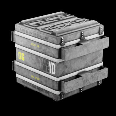 Green Sci-Fi Bioware Cell 3D Model by Neuroforge3D