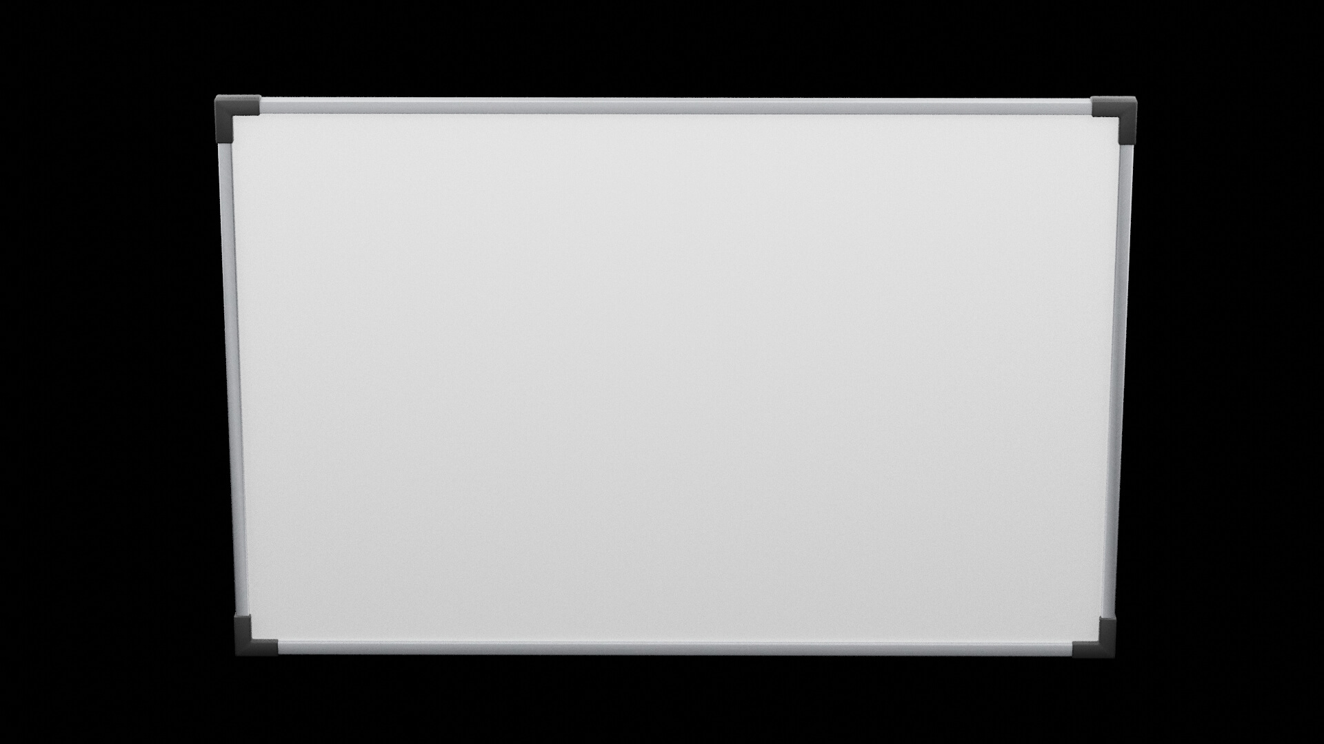 School Whiteboard - Free 3D Model by Neuroforge3D