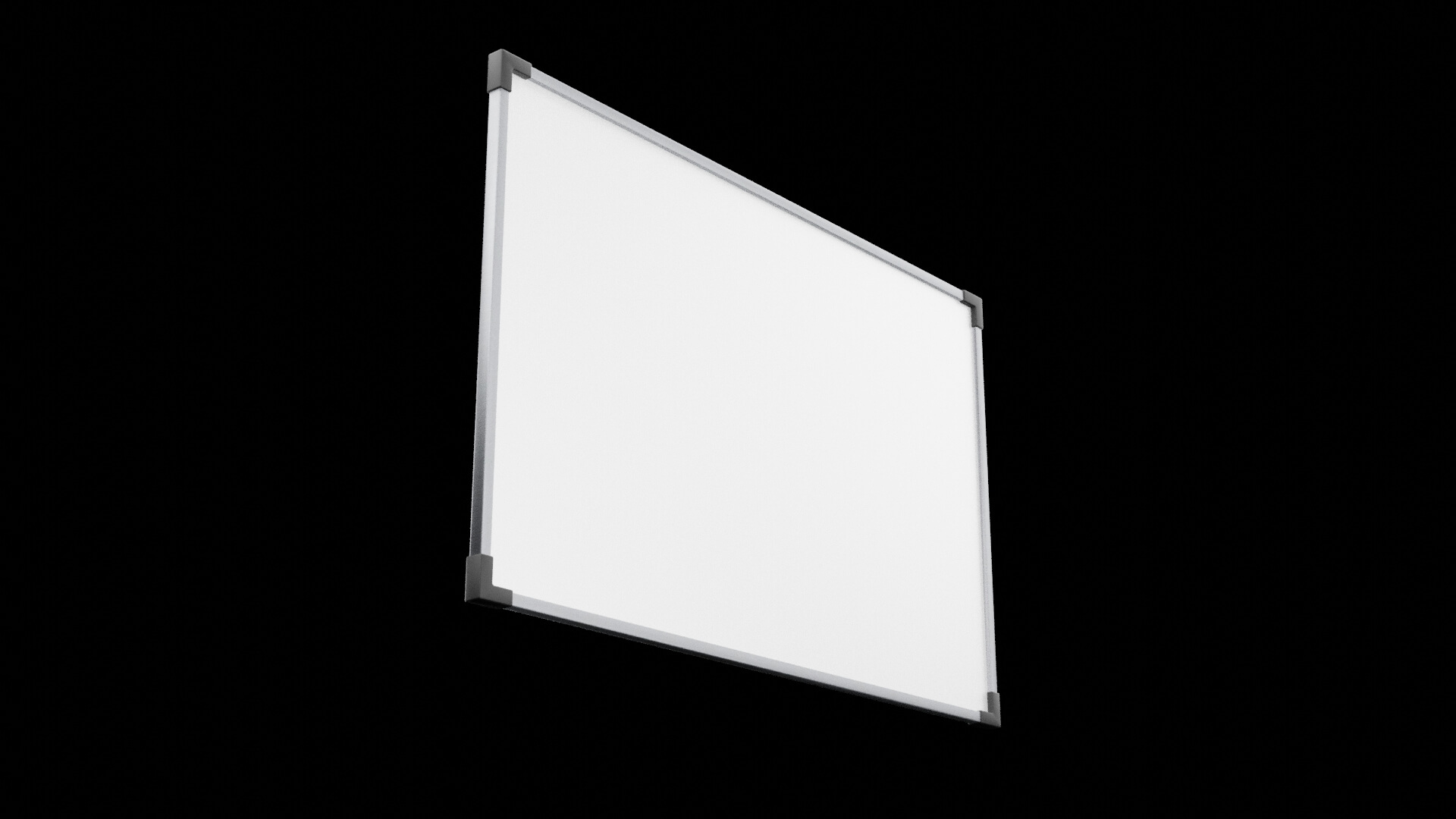 School Whiteboard - Free 3D Model by Neuroforge3D