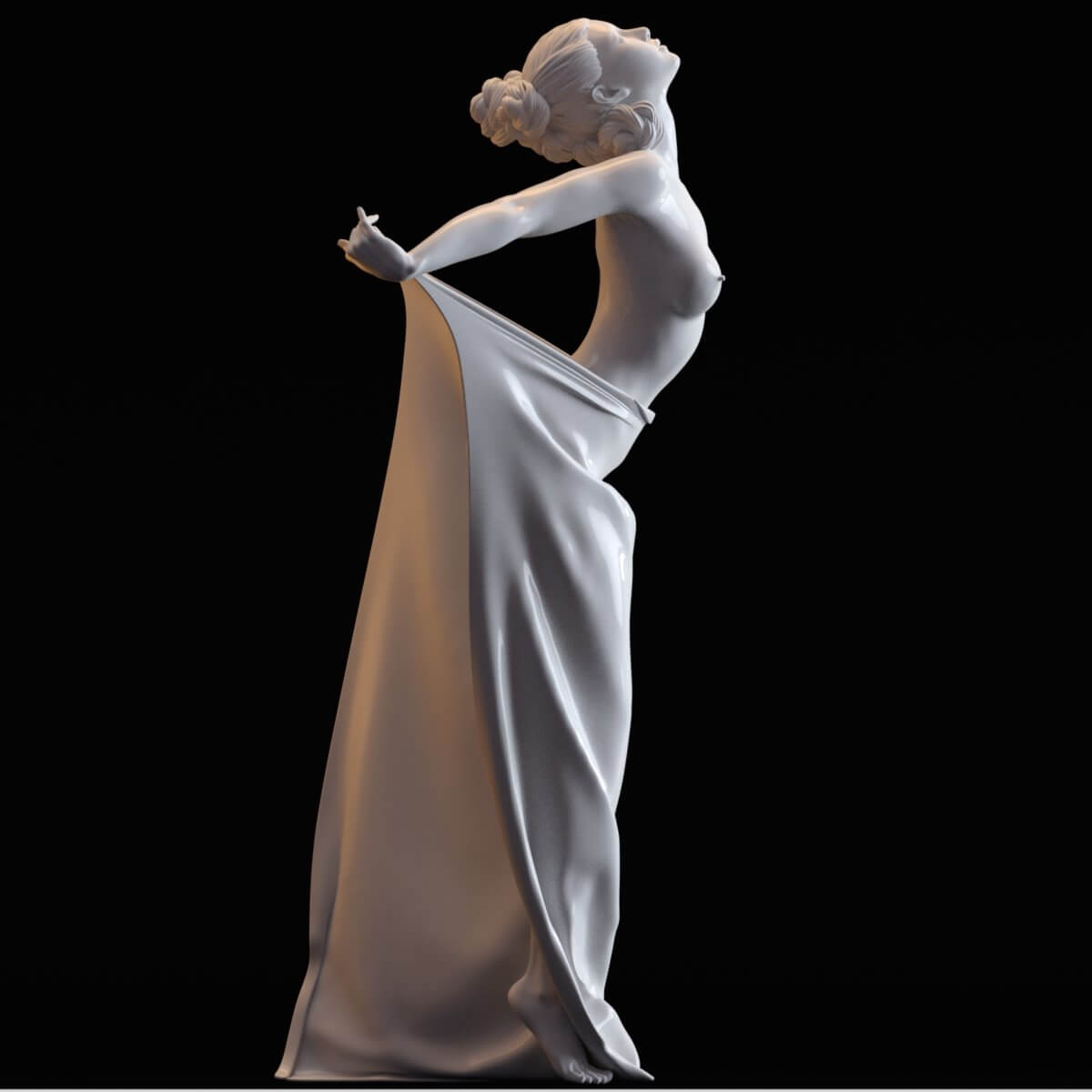 Oriental Classical Dancer 003 - 3D Model by Next2020
