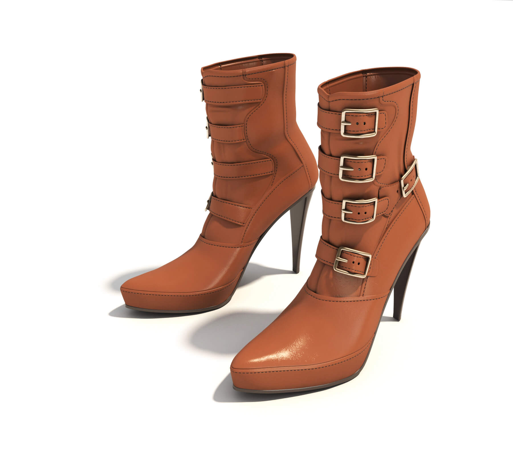 Boots Collection - 3D Model by nhattuankts