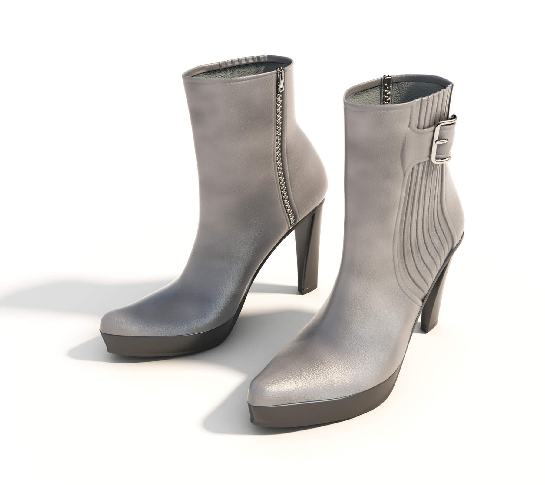 Boots Collection - 3D Model by nhattuankts