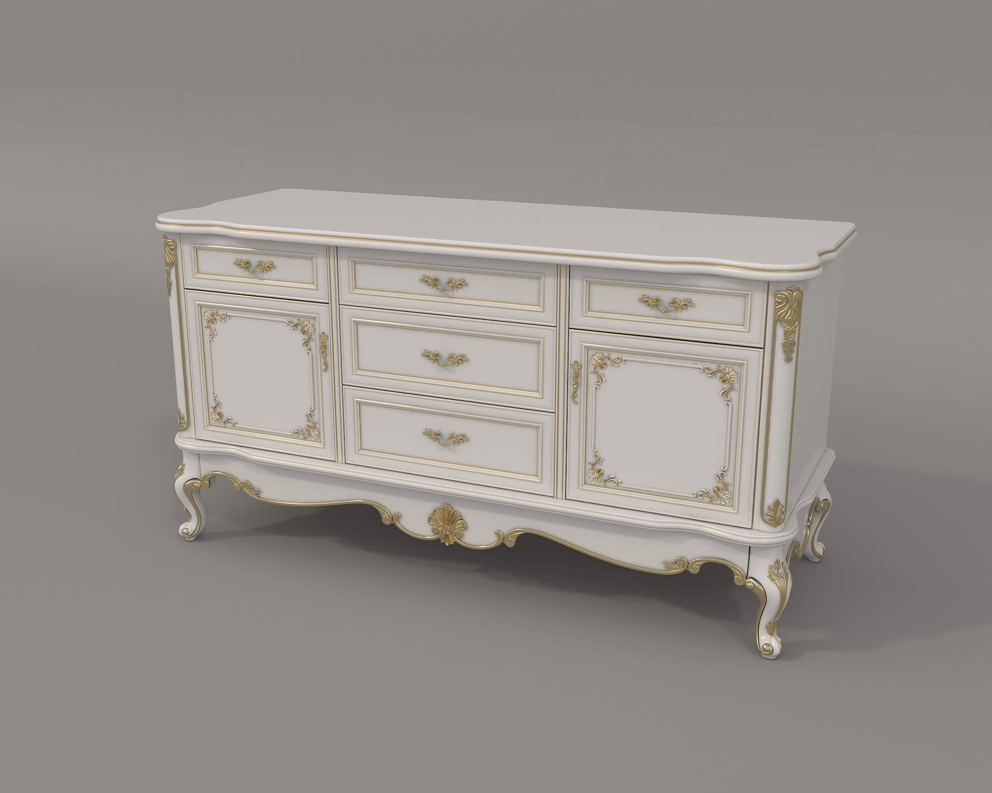 Classic Cabinet Collection 2 - 3D Model by nhattuankts