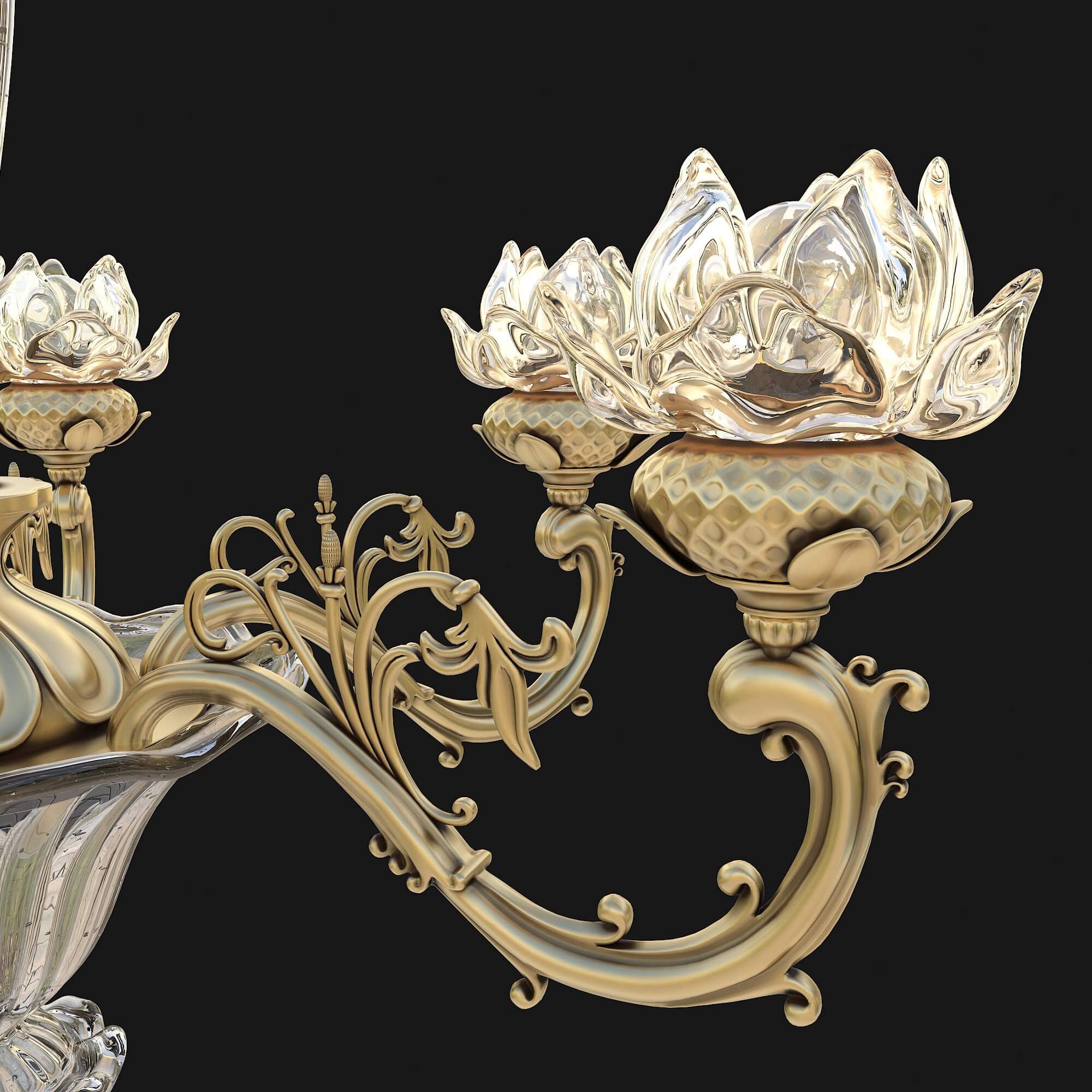 Classic Chandelier - 3D Model by nhattuankts