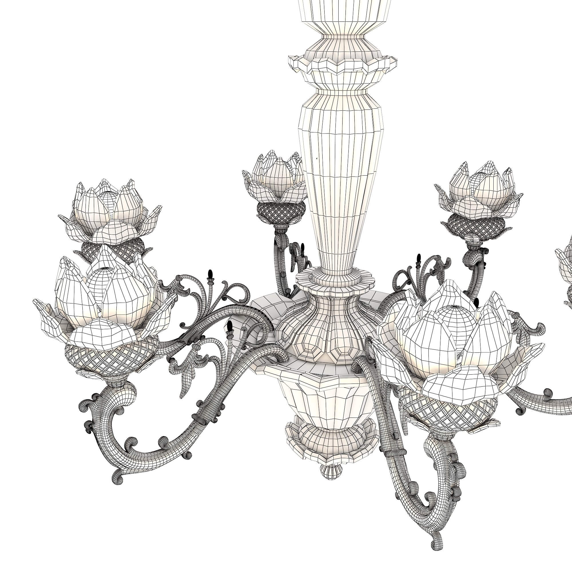 Classic Chandelier - 3D Model by nhattuankts