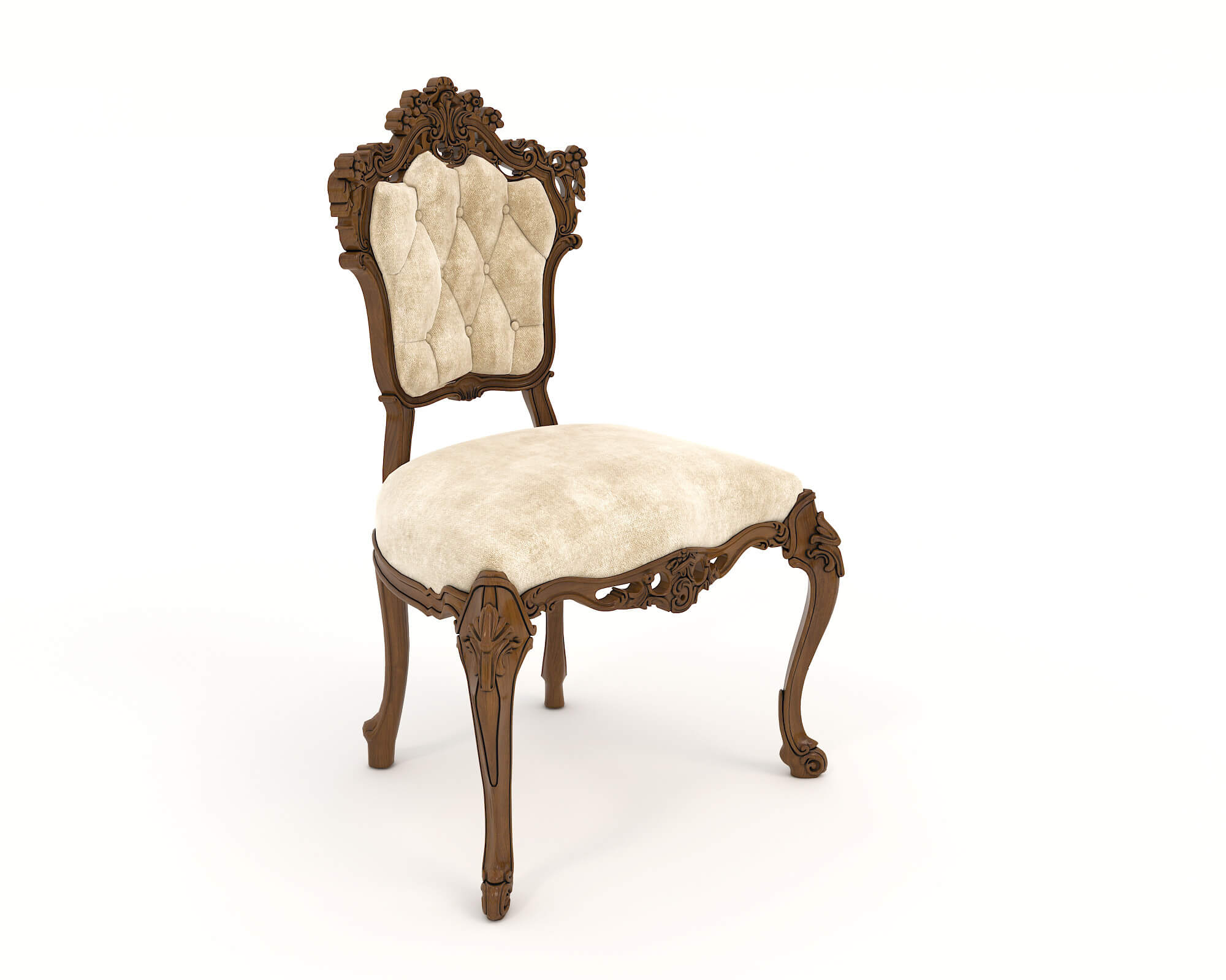 Classic Dining Table and Chairs 21 - 3D Model by nhattuankts