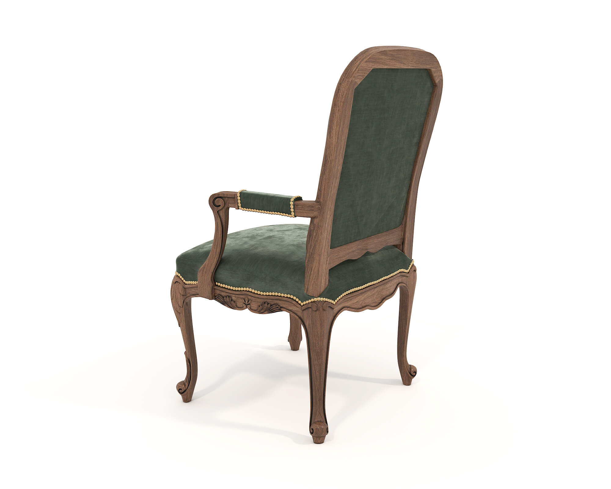 Classic European Style Dining Table and Chairs 47 - 3D Model by nhattuankts