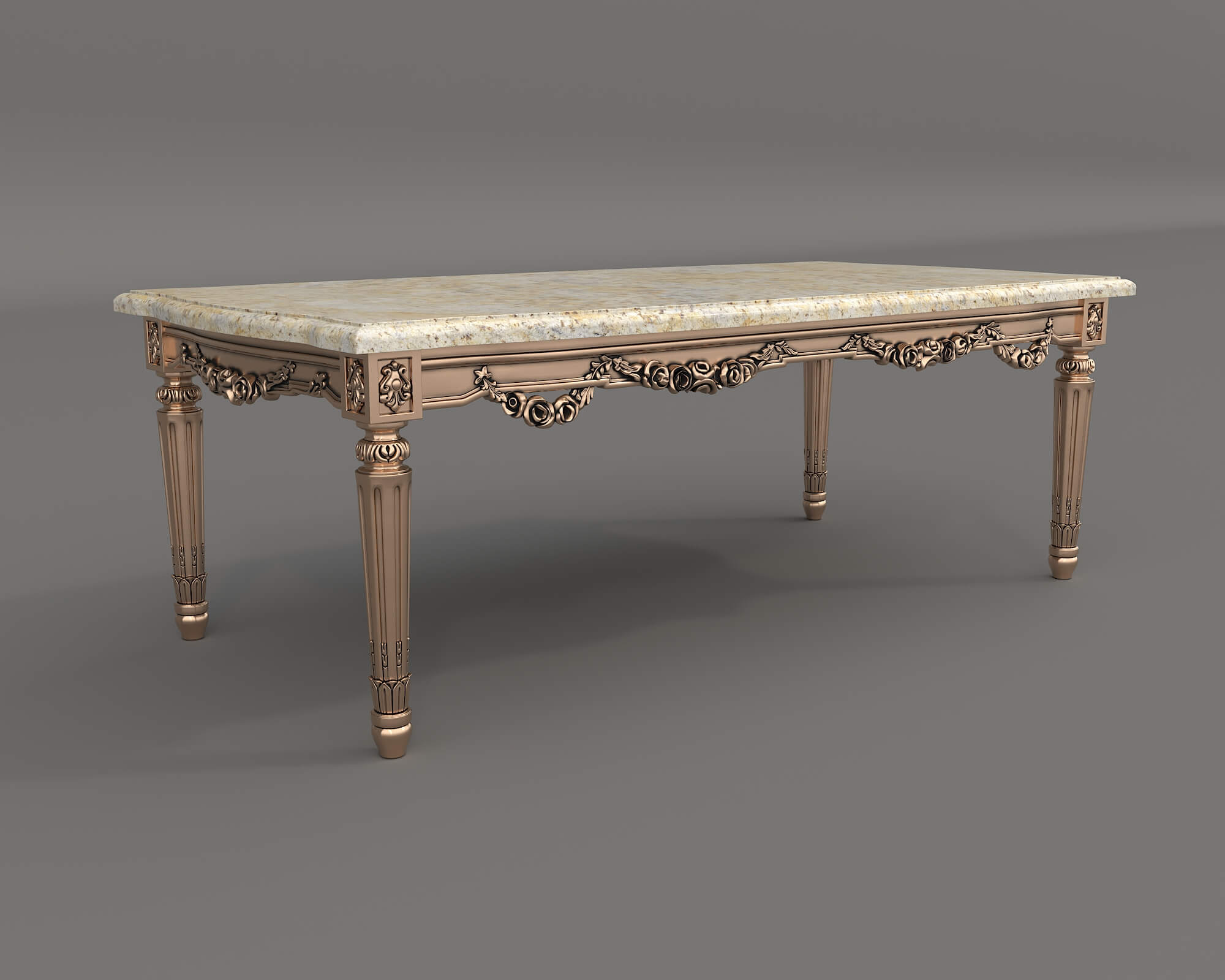 Classic European Style Sofa and Armchair Set 9 - 3D Model by nhattuankts