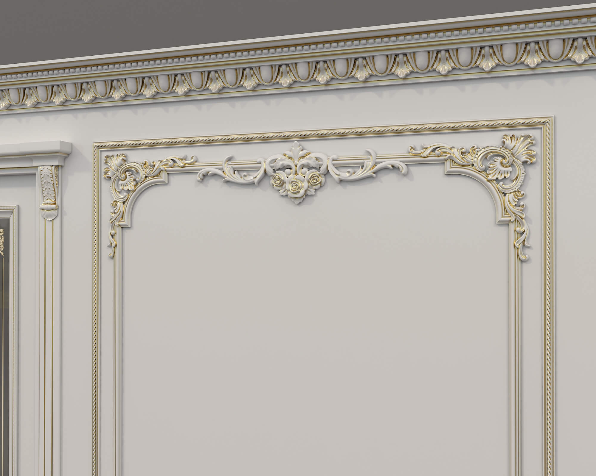 Classic Interior Wall Decoration 14 - 3D Model by nhattuankts