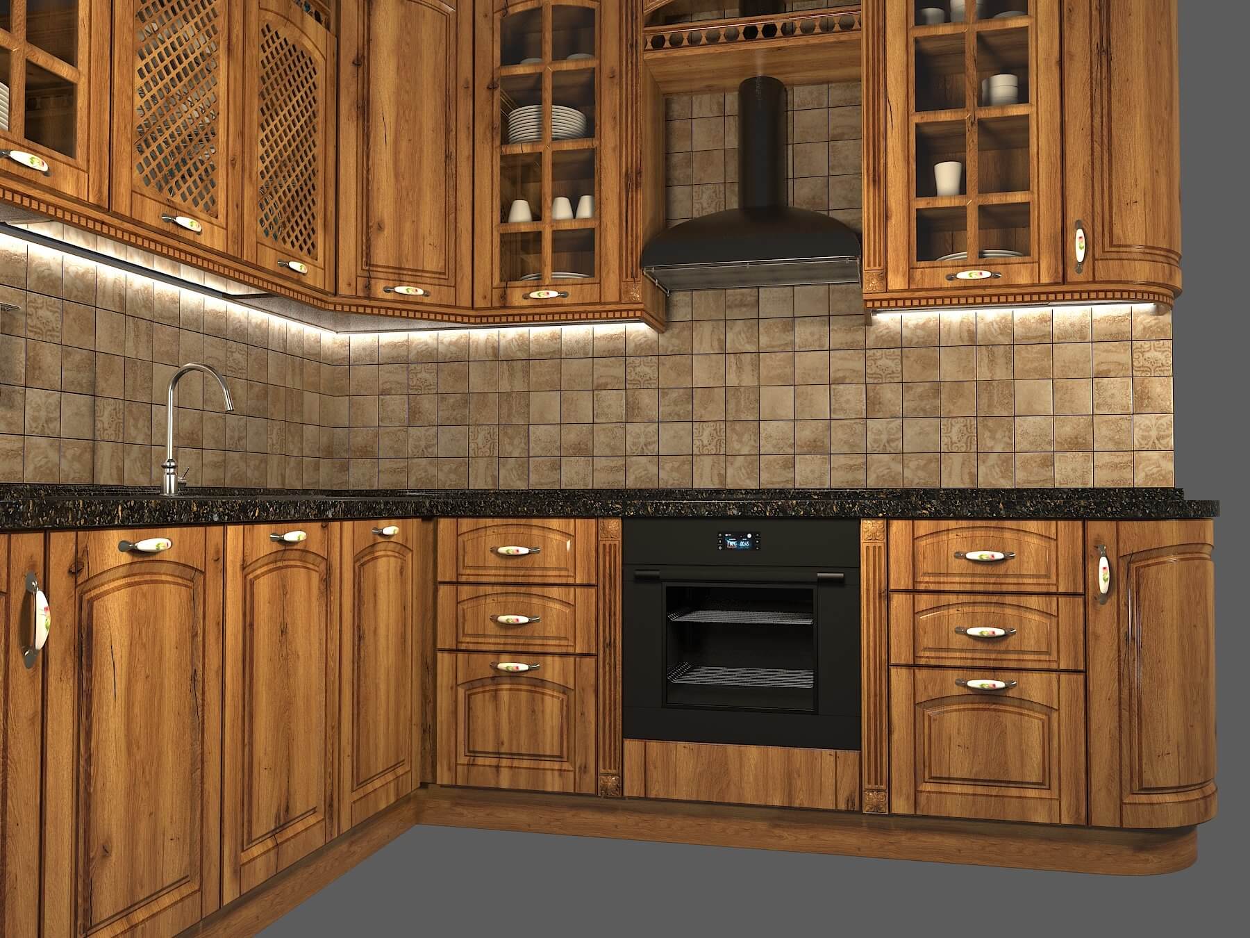 Classic Kitchen - 3D Model by nhattuankts