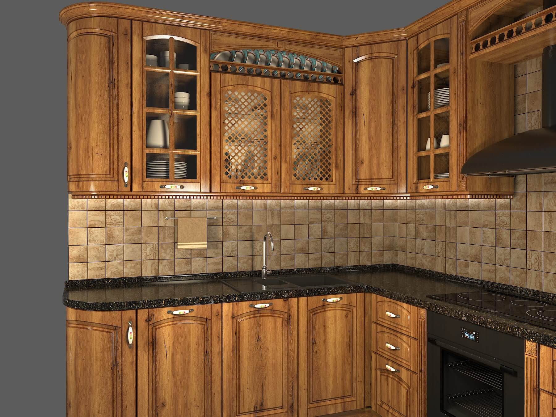Classic Kitchen - 3D Model by nhattuankts