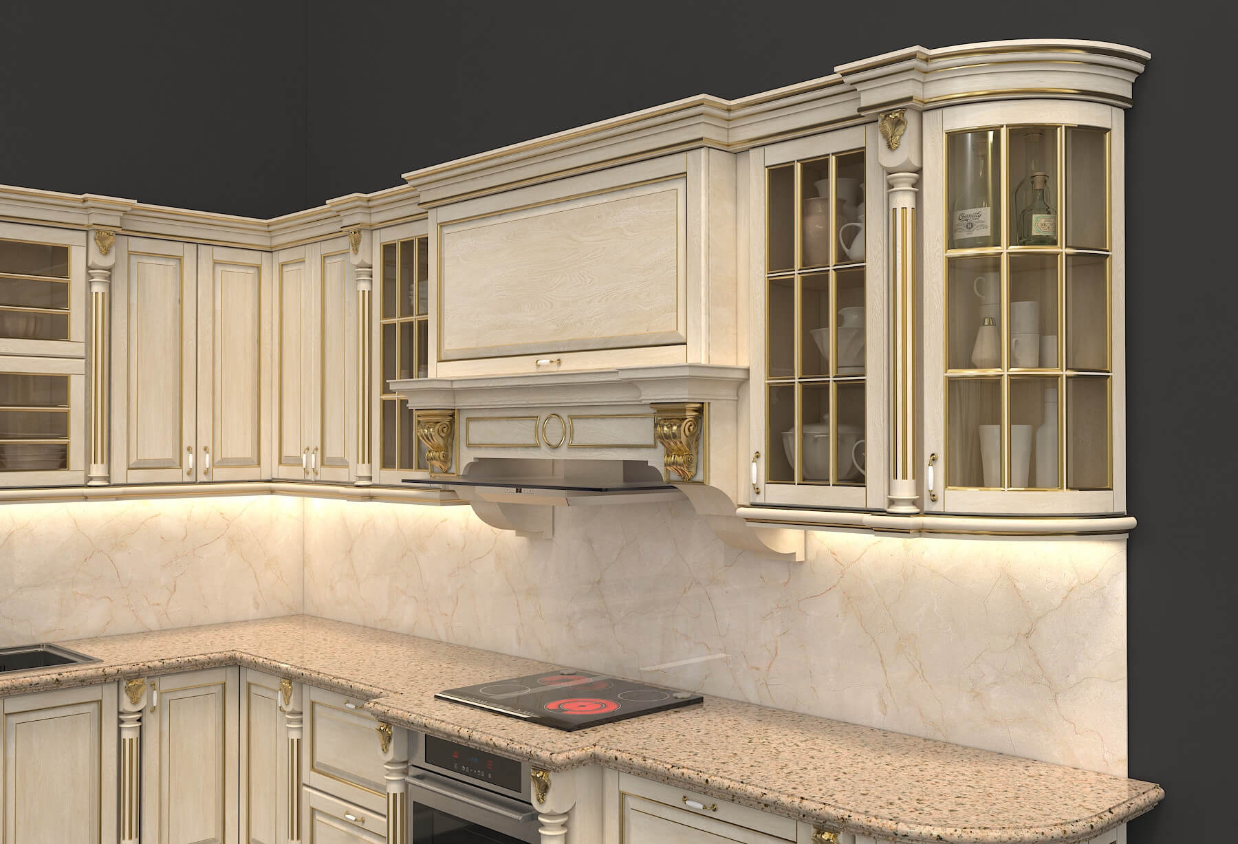 Classic Kitchen 7 - 3D Model by nhattuankts