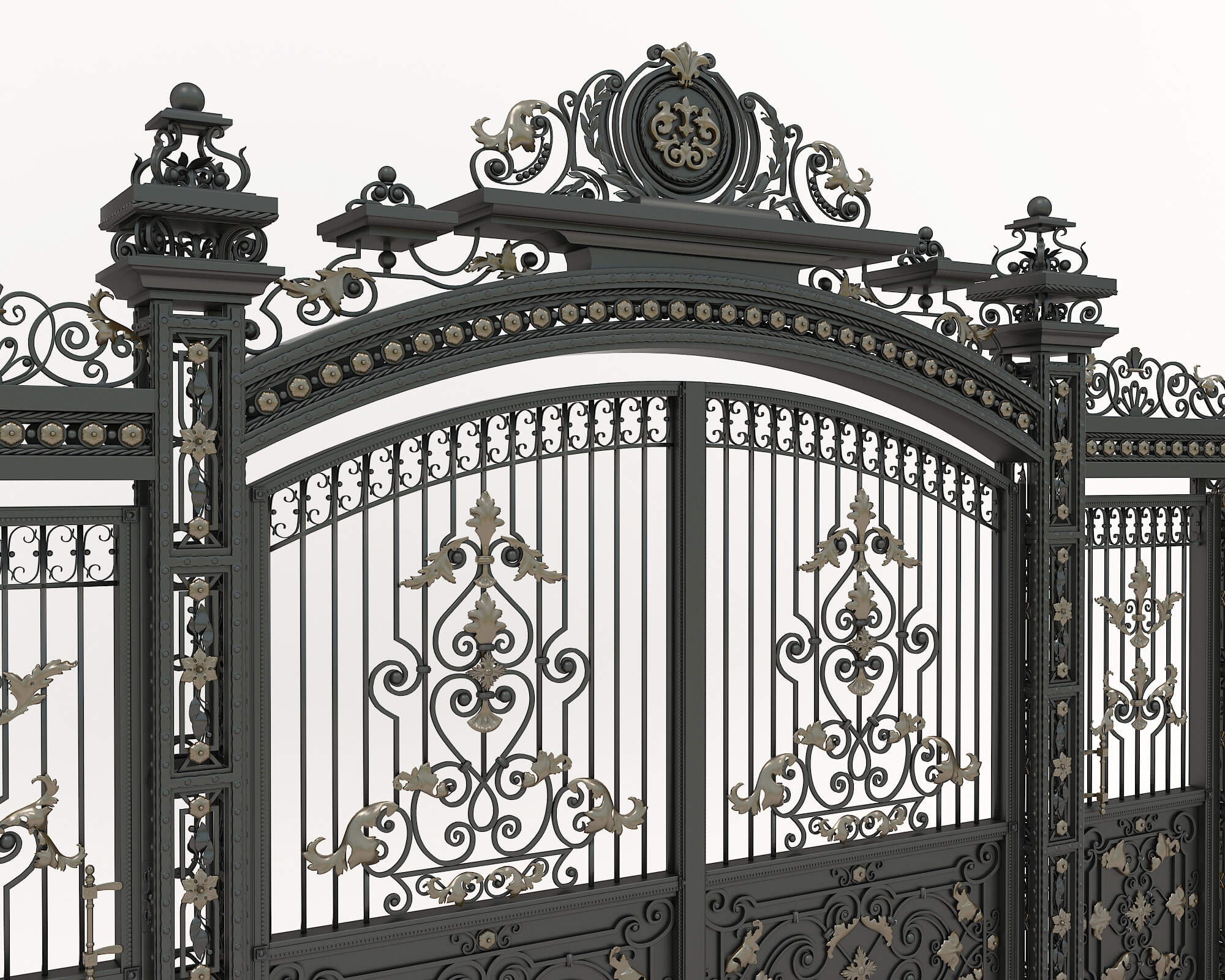 Classic Mansion Gate 4 - 3D Model by nhattuankts