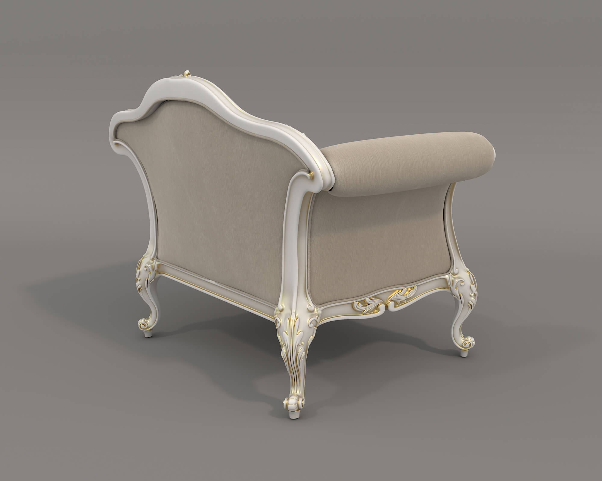 Classic Sofa and Armchair 3 - 3D Model by nhattuankts