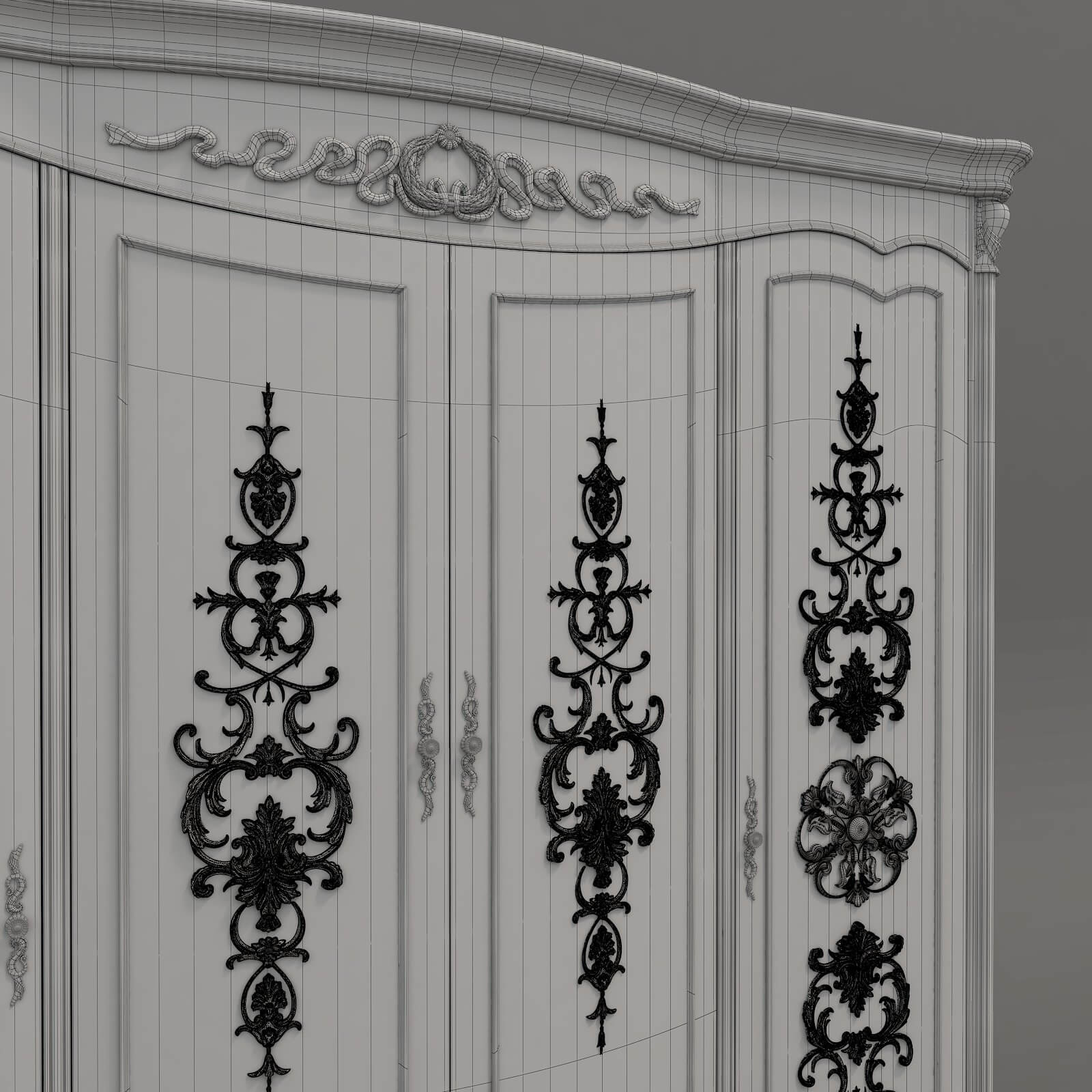 Classic Wardrobe - 3D Model by nhattuankts