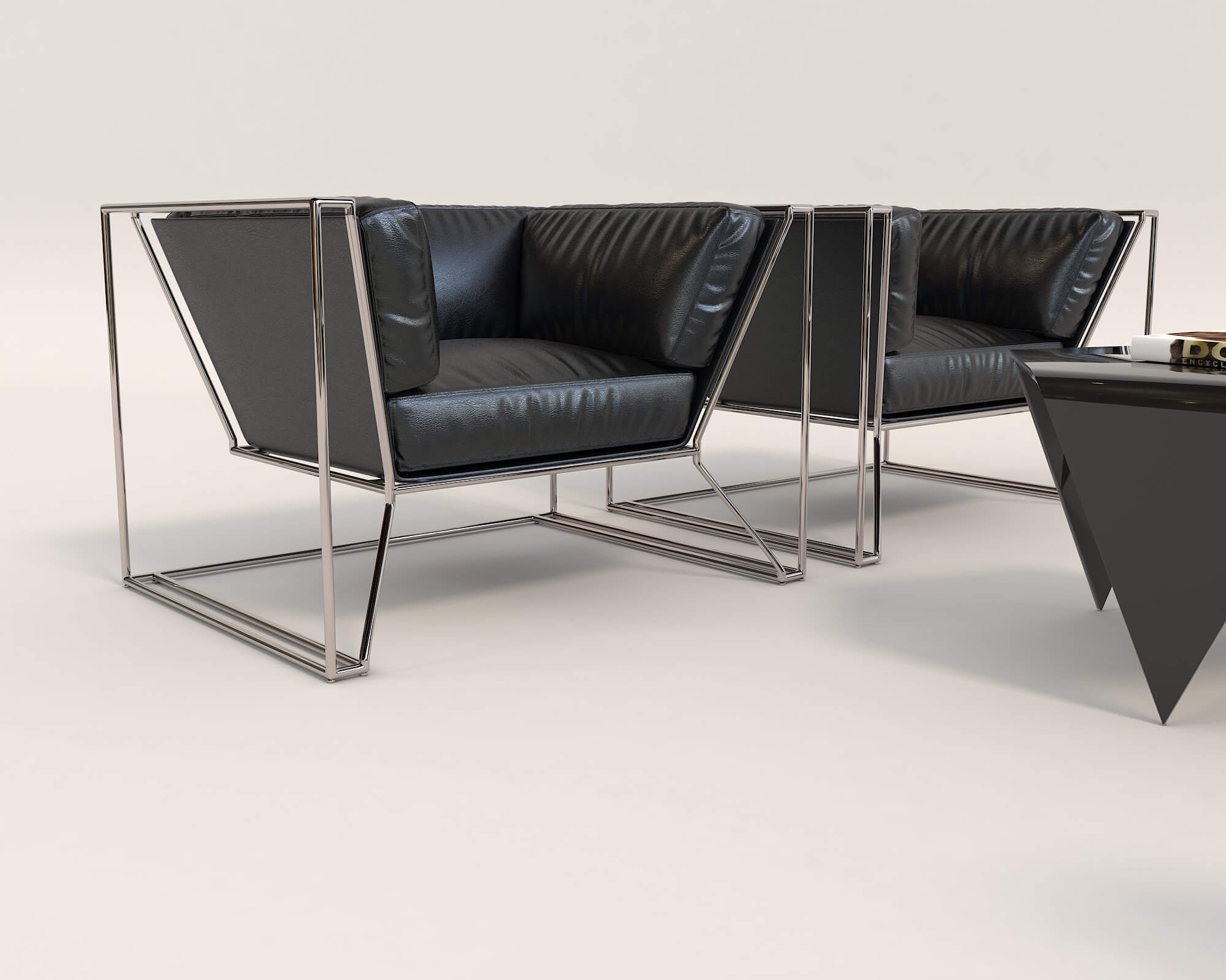 Contemporary Design Sofa Set - 3D Model by nhattuankts