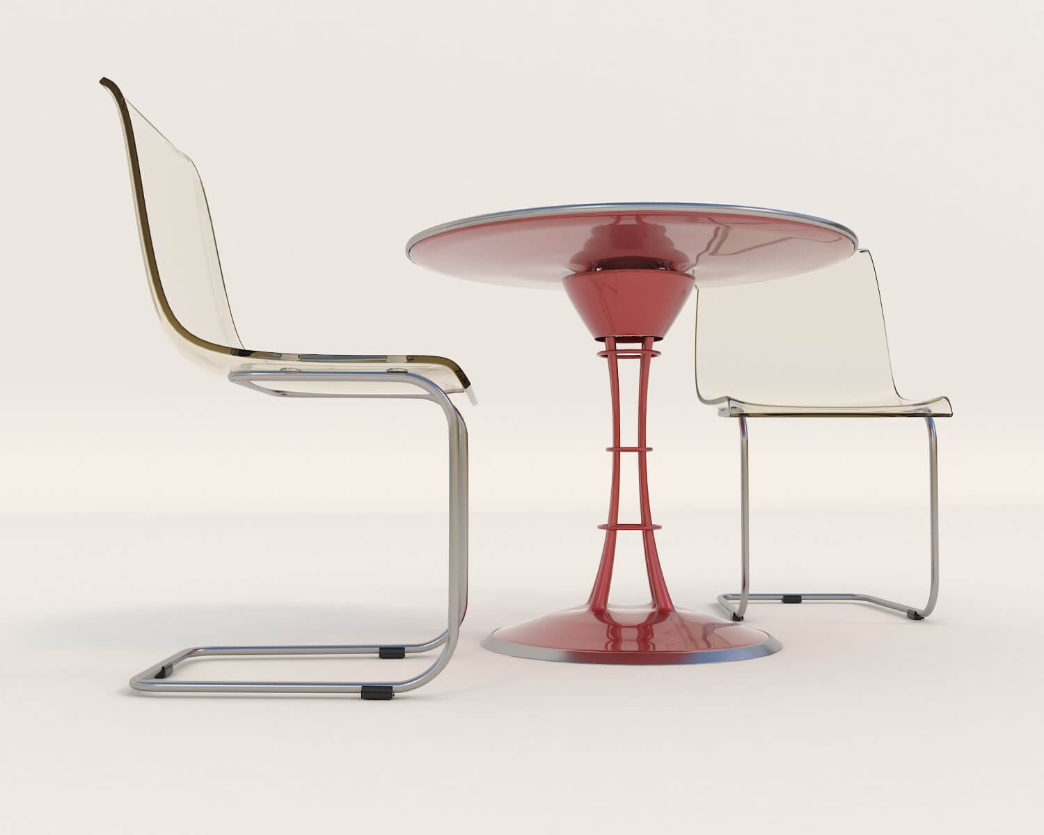 Contemporary Design Table and Chair Set 11 - 3D Model by nhattuankts